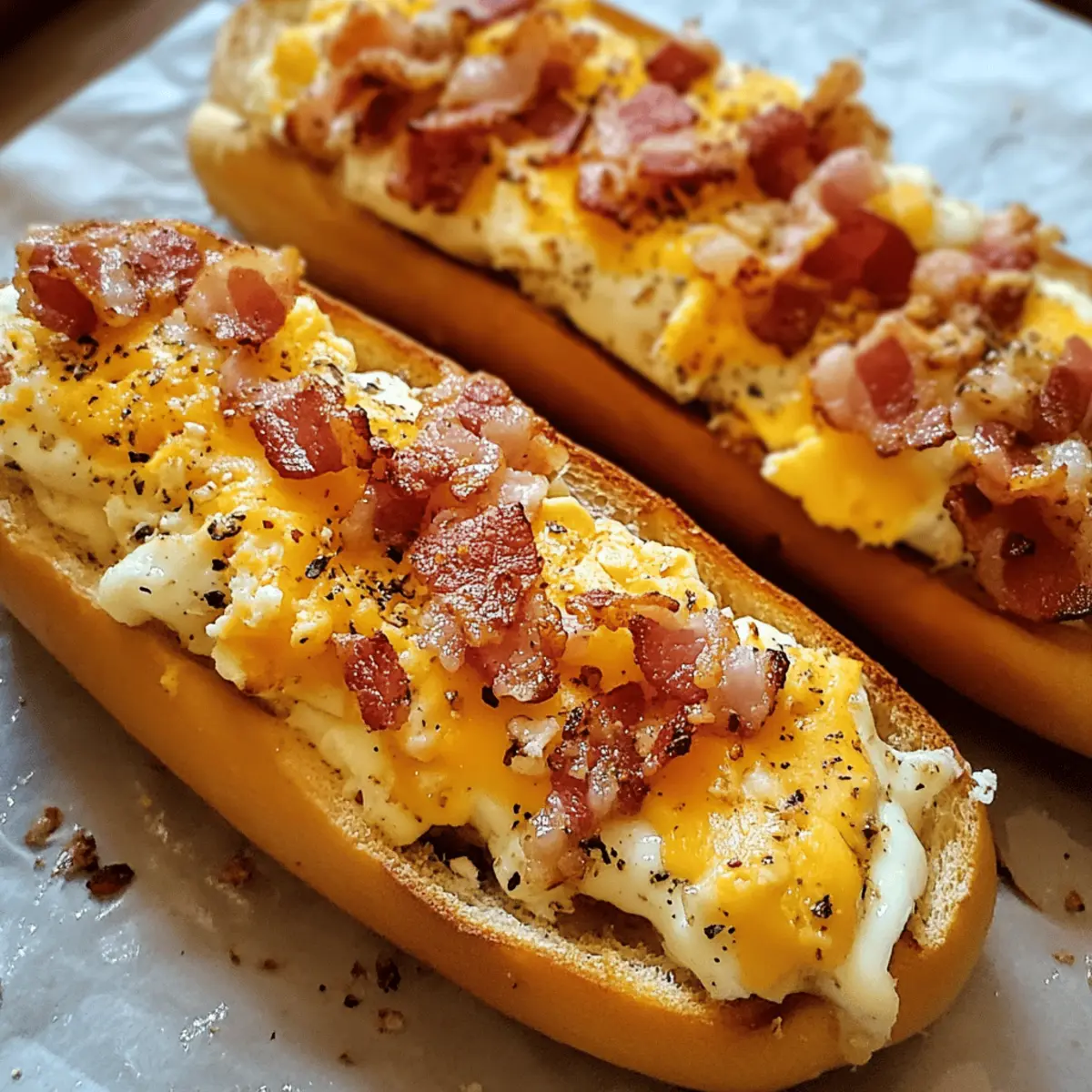 Easy Bacon, Egg, and Cheese Breakfast Boats: Juicy & Delicious