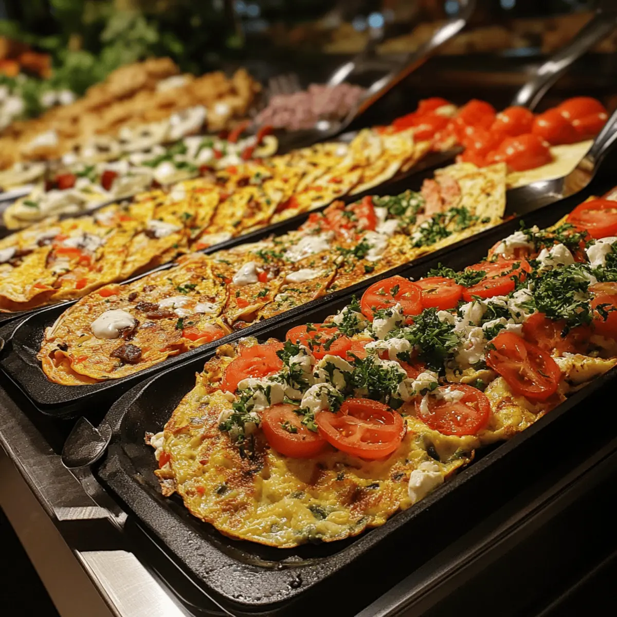 Ultimate Creamy Delicious Omelet Bar Night (Mix & Match Fillings)