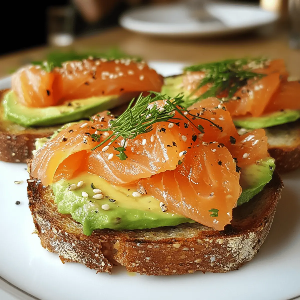 Irresistible Delicious Smoked Salmon & Avocado Toast Recipe
