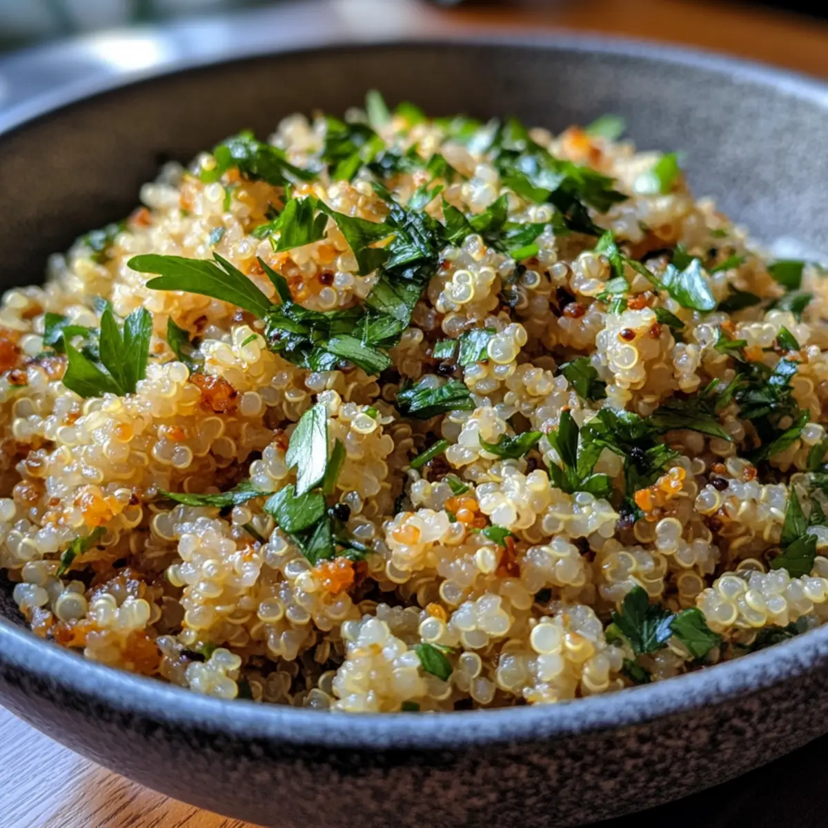 Easy Garlic Herb Quinoa Pilaf: Creamy, Comforting Bliss