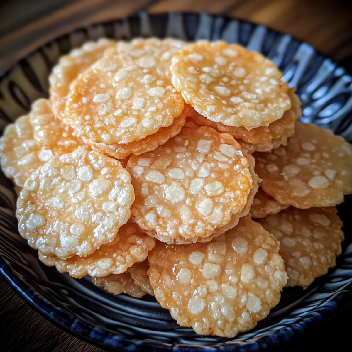 Irresistibly Crispy Japanese Baked Rice Crackers (Senbei) Recipe